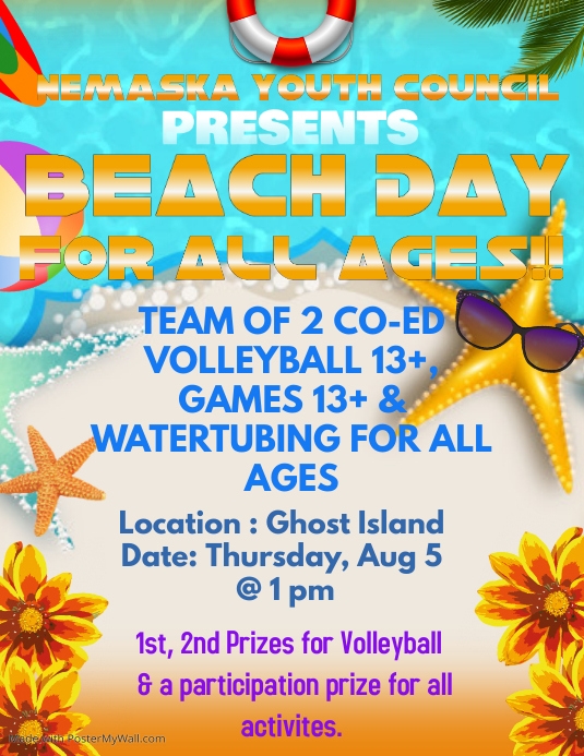 BEACH DAY | PosterMyWall