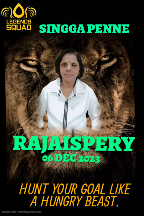 HUNGRY BEAST QUOTE TEMPLATE | PosterMyWall