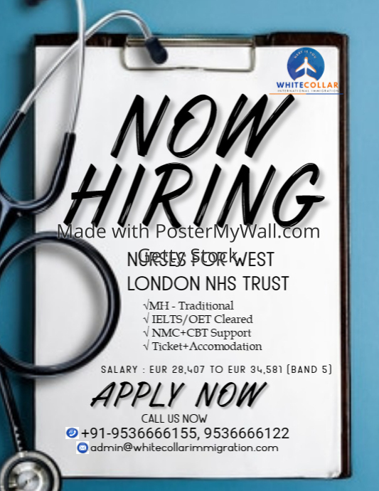 Nurse Doctor Hiring Ads Flyer Ad | PosterMyWall