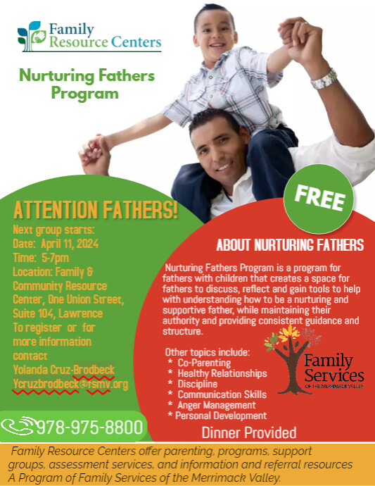 Nurturing Fathers Program ENG | PosterMyWall