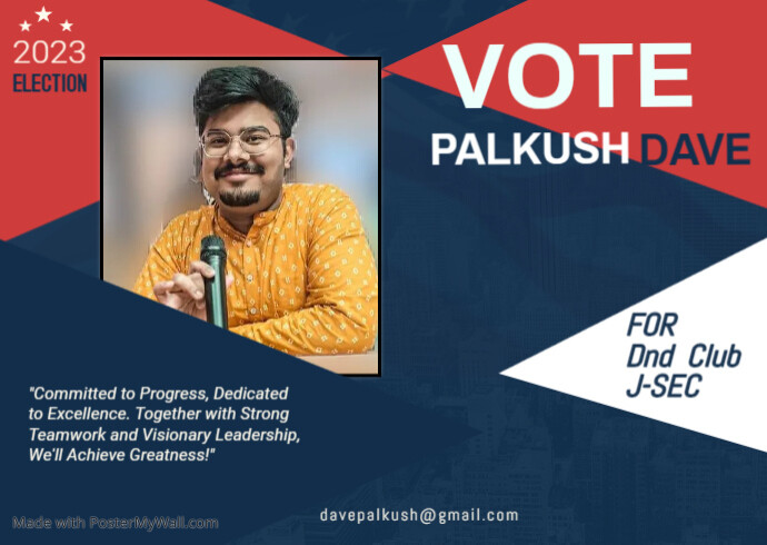 Election Campaign Post Card | PosterMyWall