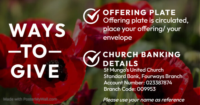 ways to give (6) | PosterMyWall