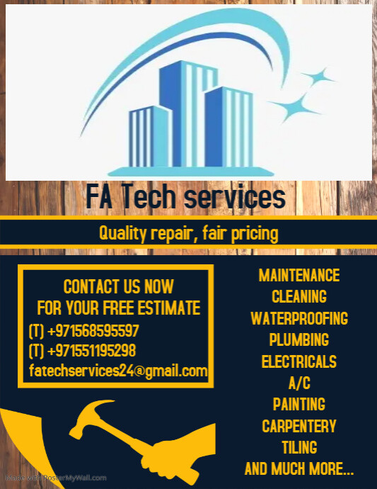 maintenance flyers | PosterMyWall