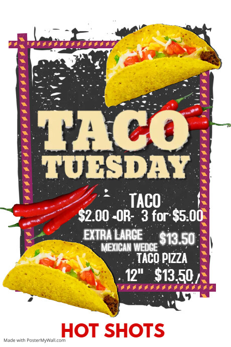 Copy of Mexican Food Poster Template | PosterMyWall