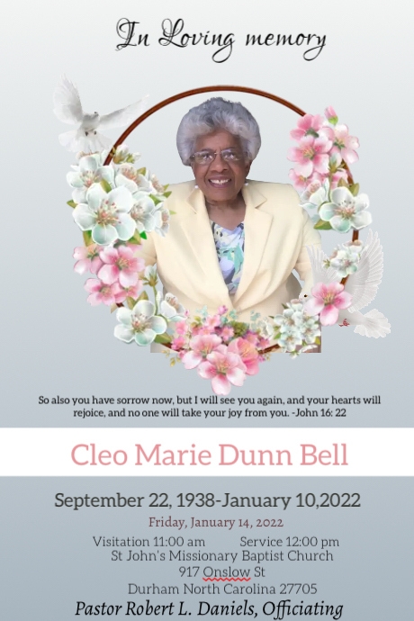 Mrs Bell | PosterMyWall
