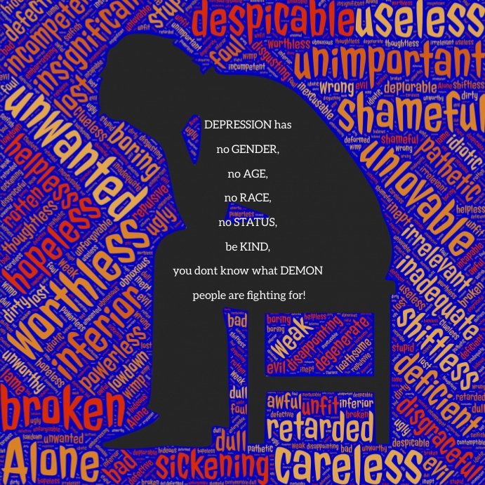 54 Depression Template | PosterMyWall