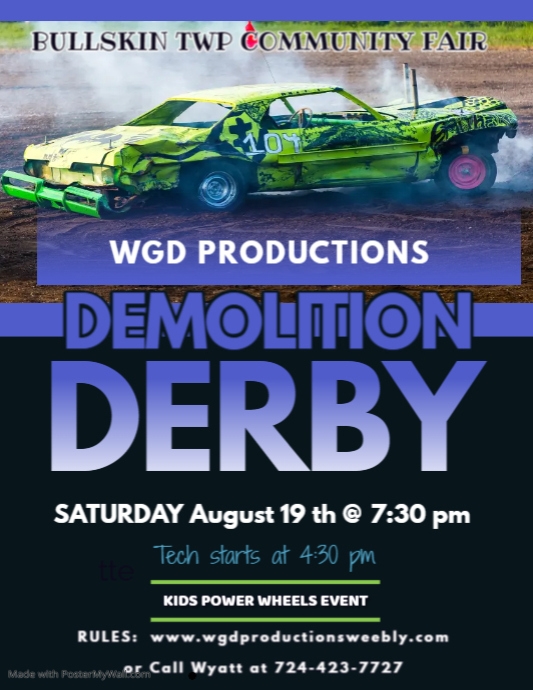 Copy of Demolition Derby Poster (1) | PosterMyWall
