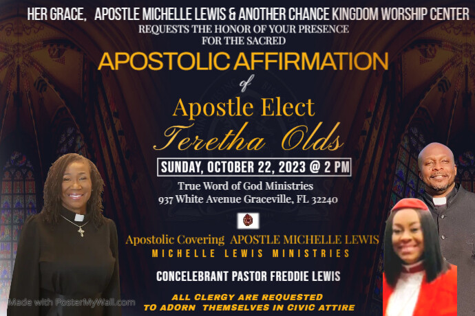 Episcopal Consecration flyer (2) | PosterMyWall