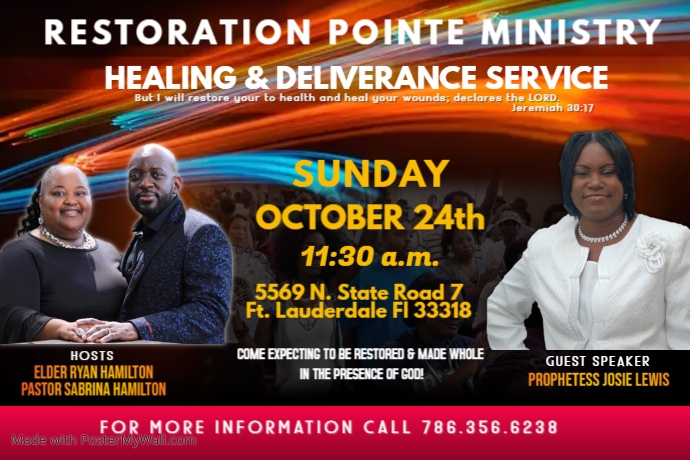 Healing Service | PosterMyWall