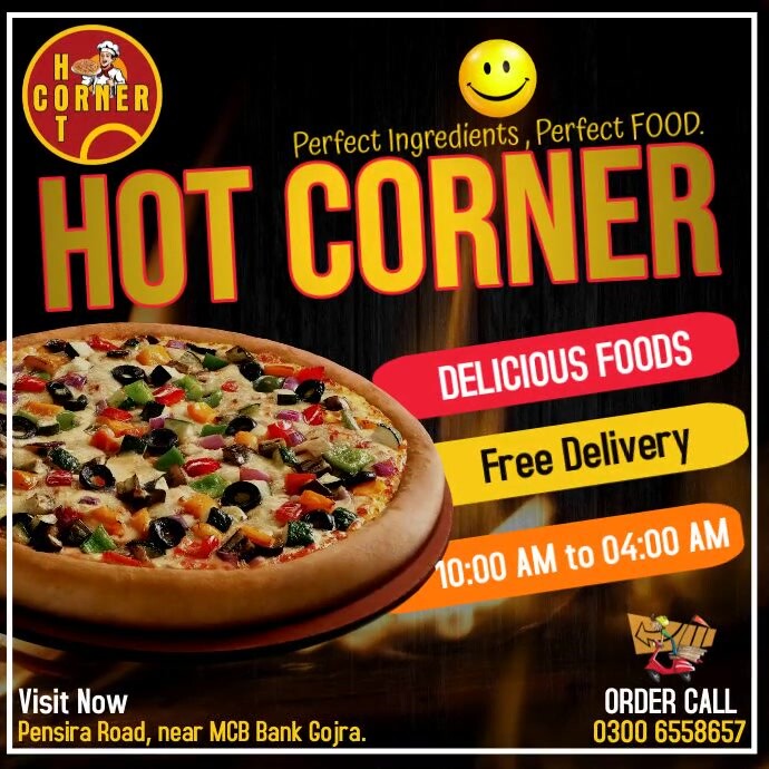 Copy of Hot Corner | PosterMyWall