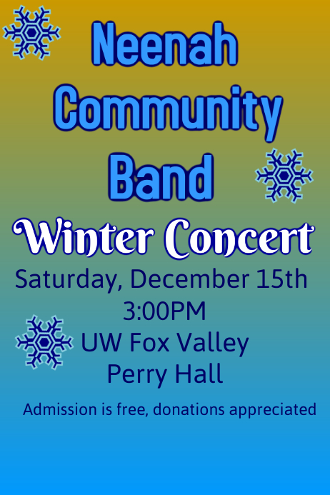 Winter Concert Flyer Template | PosterMyWall