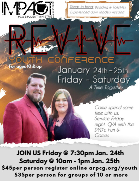 Revive Con. | PosterMyWall