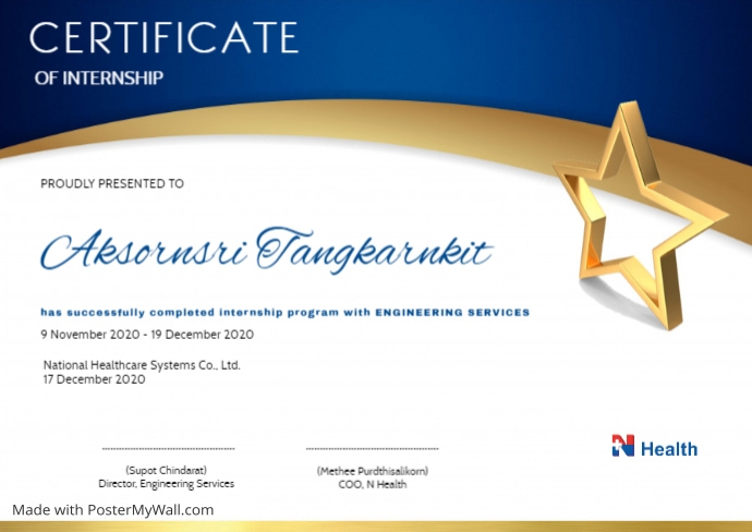 Copy of Copy of Certificate Template | PosterMyWall