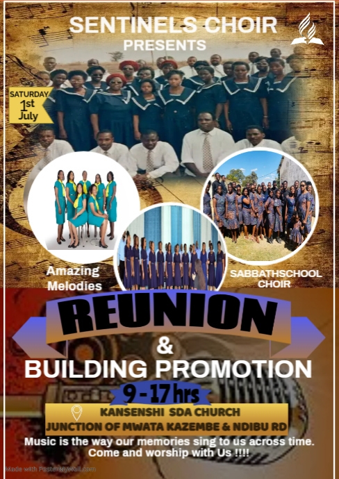 Copy of SENTINELS CHOIR REUNION | PosterMyWall