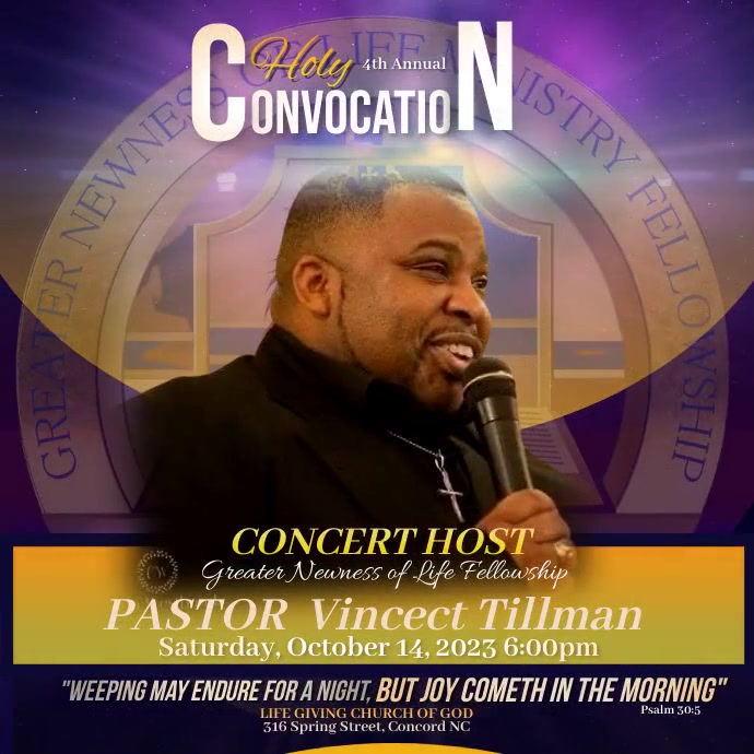 Holy Convocation Flyer (2) | PosterMyWall