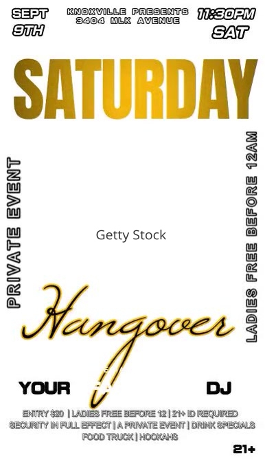 Saturday Party Video | PosterMyWall