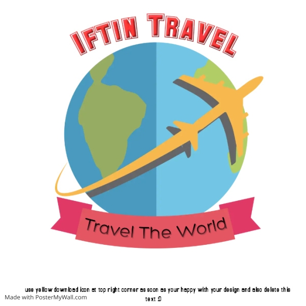 Copy of travel flight logo design template | PosterMyWall