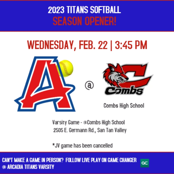 Copy of AHS_Schedule_Game Day | PosterMyWall