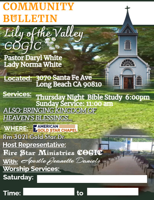 Copy of Orange Ministry Newspaper Journal Flyer Templ (1) | PosterMyWall