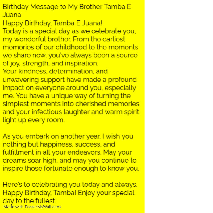 Copy of birthday celebration | PosterMyWall