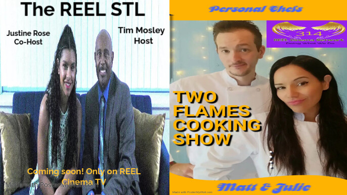 The REEL STL/Two Flames 1024 x 576 | PosterMyWall