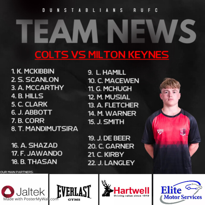 Copy of 1sts Team News TEMPLATE | PosterMyWall
