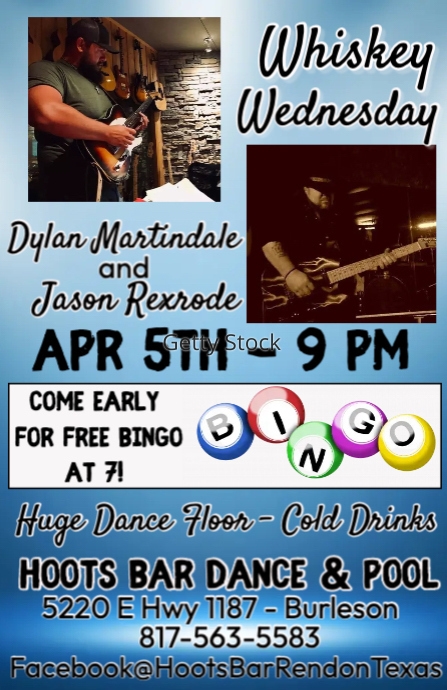 Whiskey Wednesday 4/5 | PosterMyWall