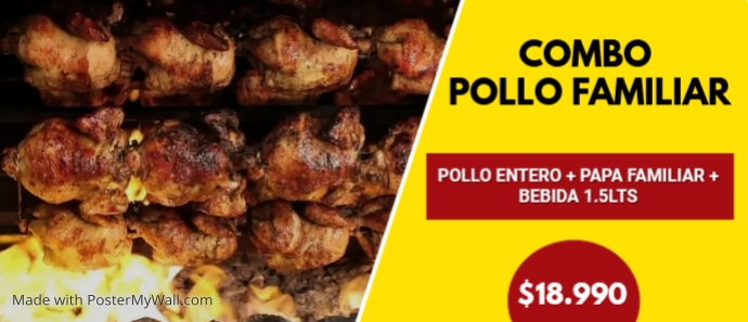 POLLO ASADO SLIDER | PosterMyWall
