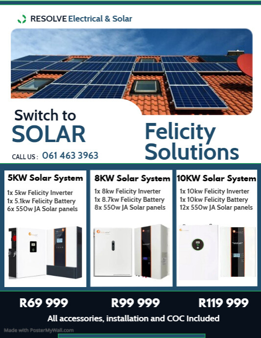 solar panel agency installation flyer adverti | PosterMyWall