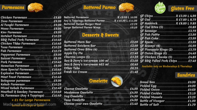 Parmesan,Sauces | PosterMyWall