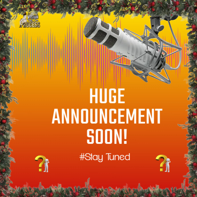 HUGE ANNOUNCEMENT SOON! Design | PosterMyWall