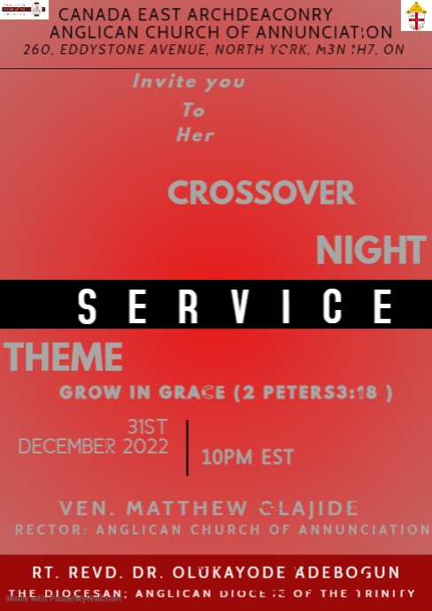 Copy of cross over church flyer | PosterMyWall