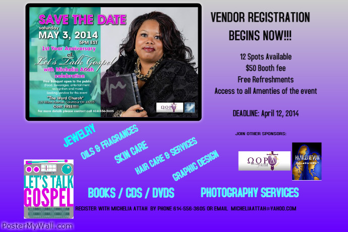 LTG Anniversary_Vendor Registration | PosterMyWall