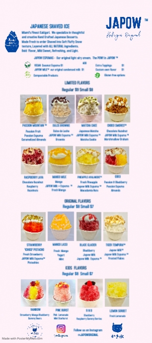 2021 Menu | PosterMyWall