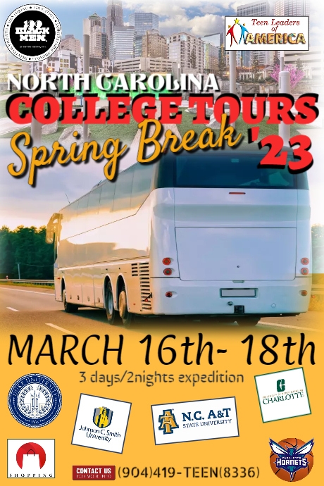 NC College Tour | PosterMyWall