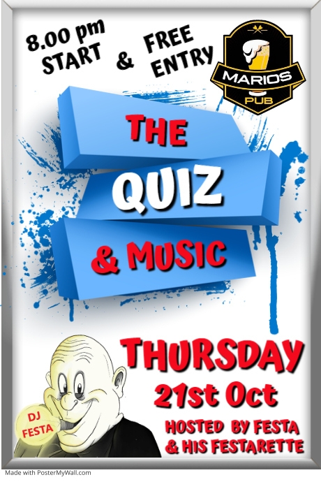 Copy of Copy of QUIZ & FUN DAY | PosterMyWall