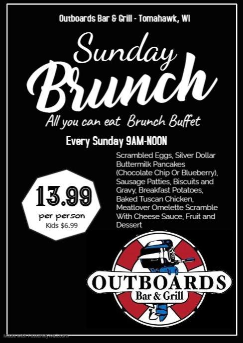 Sunday Brunch Breakfast Buffet Flyer Poster | PosterMyWall