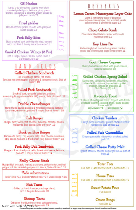 Menu (1) | PosterMyWall