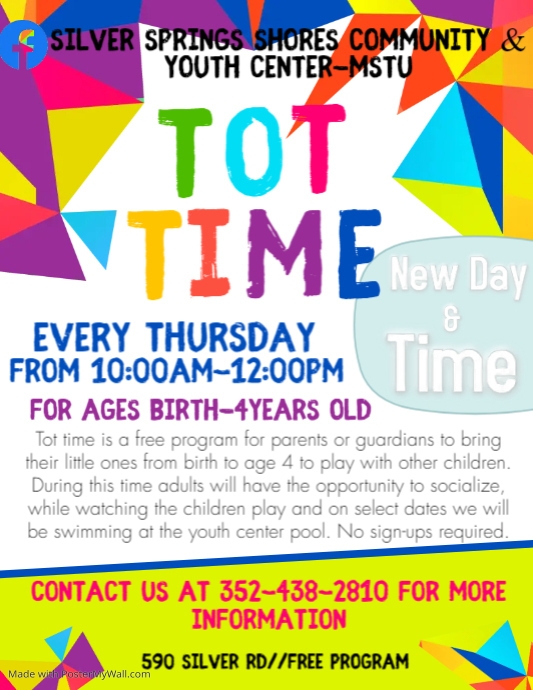 Copy of Tot Time Flyer | PosterMyWall