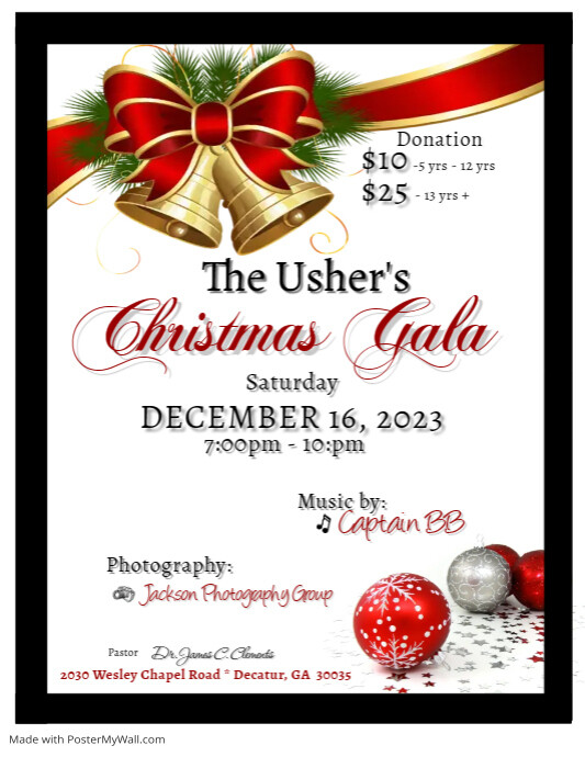 Ushers 2023 Gala | PosterMyWall