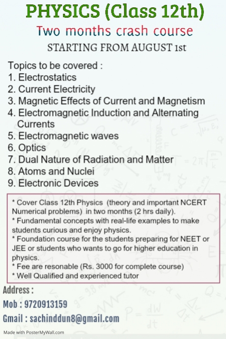 Copy of Math Tuition Flyer Template | PosterMyWall