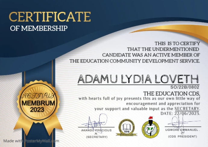 certificate | PosterMyWall