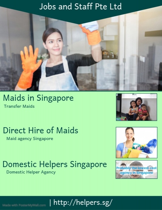 Domestic Helpers Singapore | PosterMyWall