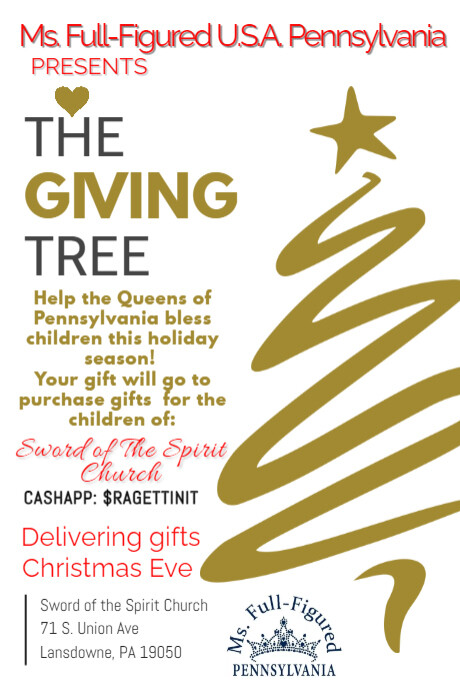 Christmas Giving Tree Flyer Template | PosterMyWall