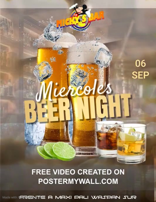 Beer Party Video Ads | PosterMyWall