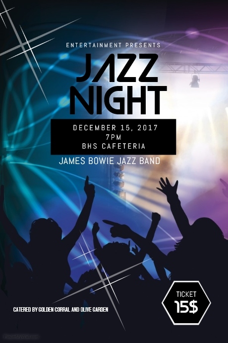 Bowie Jazz Band Dinner & Dance | PosterMyWall