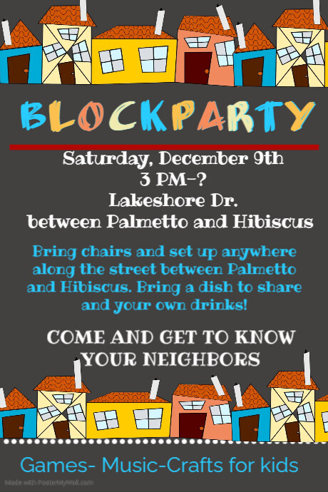 block party flyer | PosterMyWall