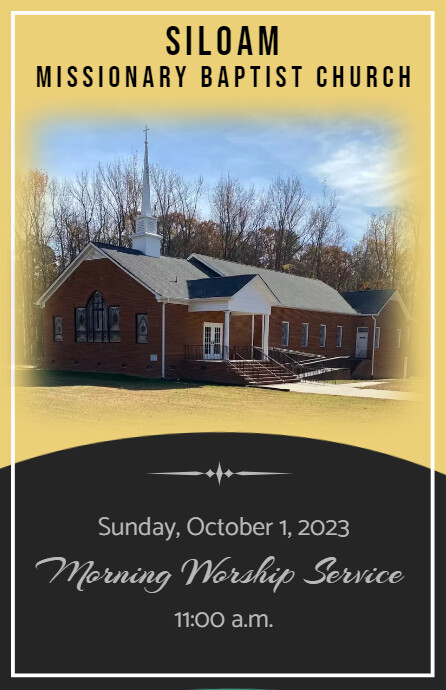 Sunday Morning Church Service 1 | PosterMyWall