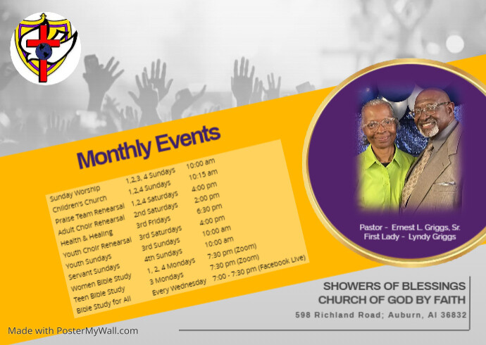 Monthly Events | PosterMyWall