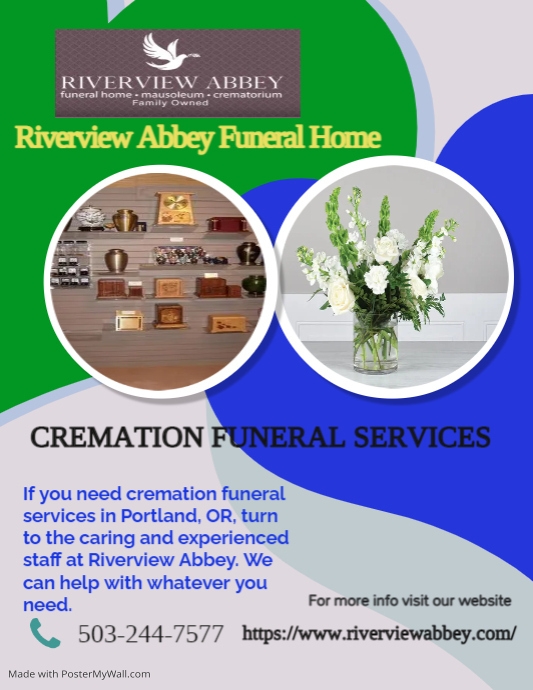 CREMATION FUNERAL SERVICES | PosterMyWall
